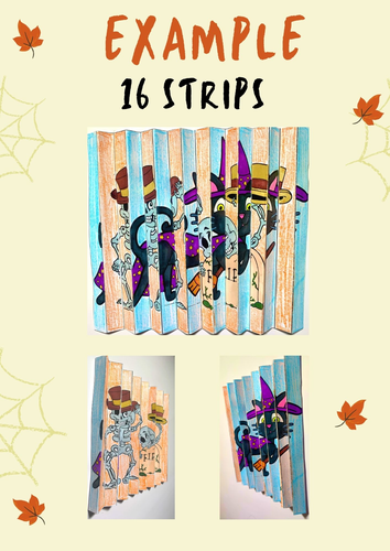 printable Halloween Agamographs kinetic art | Teaching Resources