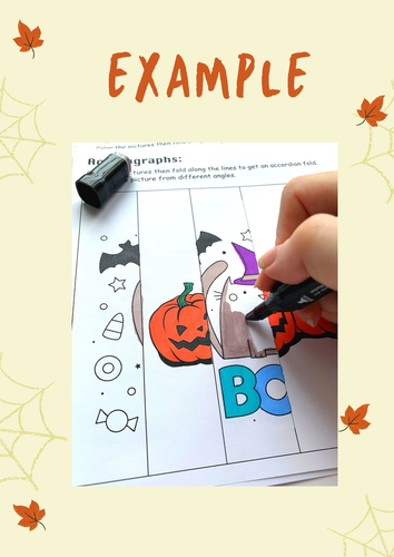 printable Halloween Agamographs kinetic art | Teaching Resources