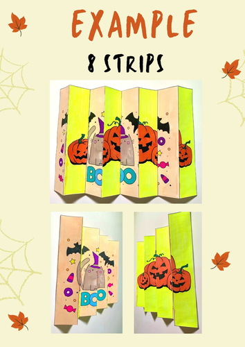 printable Halloween Agamographs kinetic art | Teaching Resources