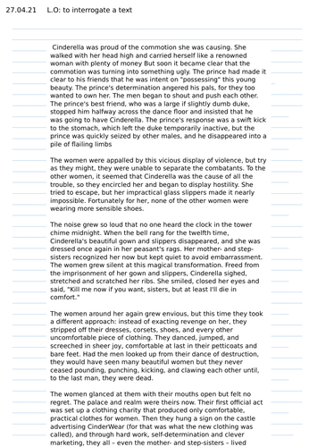 Y6 Narrative Unit Cinderella Liberator (Rebecca Solnit) | Teaching ...