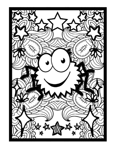 Funny Spiders Mindfulness Mandala Coloring Pages, Animals Coloring ...