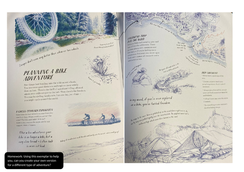 Reading/Writing/Literature lessons for Adventure SOW | Teaching Resources