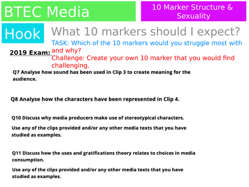 BTEC Media L3 Creative Digital Media Production- Unit 1 Resources ...