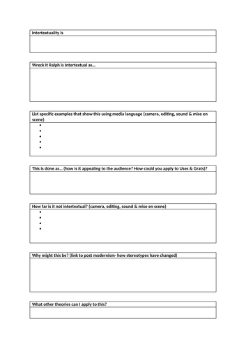 BTEC Media L3 Creative Digital Media Production- Unit 1 Resources ...