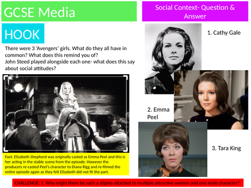 GCSE Media The Avengers Lessons | Teaching Resources