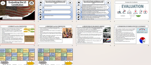Lesson 5 Evaluation of US Constitution | Teaching Resources
