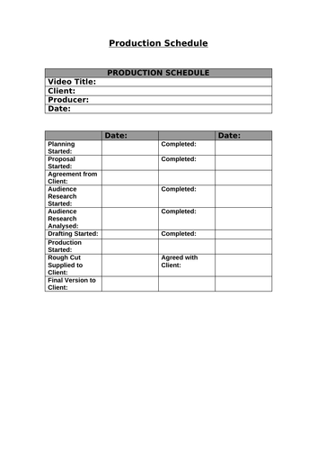 BTEC Pre-Production Portfolio Templates | Teaching Resources