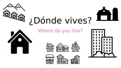 Where do you live? Spanish | Teaching Resources