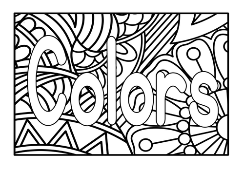 Mindfulness Coloring Pages For Kids - Printable Coloring Colors ...
