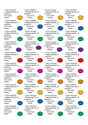 marking stickers | Teaching Resources