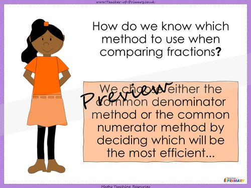 Comparing And Ordering Fractions Year 6 Teaching Resources