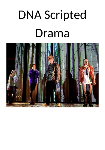 DNA Dennis Kelly worksheet | Teaching Resources