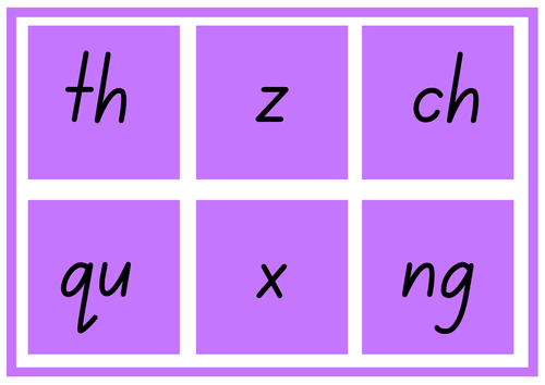 RWI card and picture game (combined) | Teaching Resources