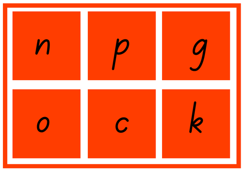 RWI card and picture game (combined) | Teaching Resources