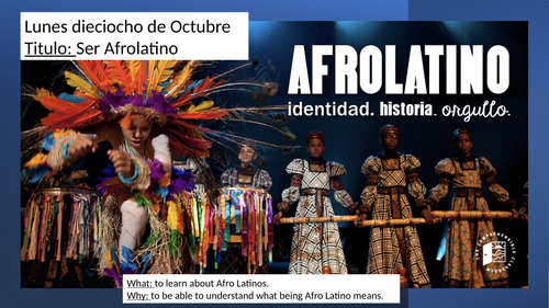 Black History Month (Spanish resource "Ser Afro Latino") | Teaching ...