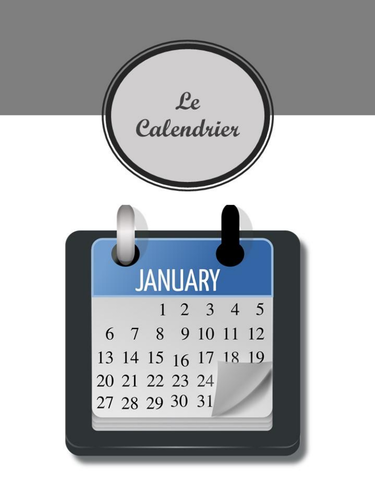 Le Calendrier - Writing the date | Teaching Resources