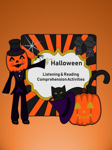 French Halloween Listening & Reading Comprehension | Teaching Resources