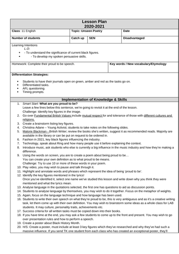 Black History Month - Creative Writing | Teaching Resources