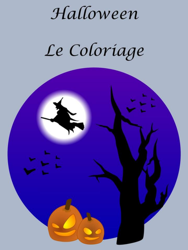 French Halloween Colouring | Teaching Resources