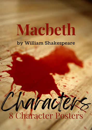 Macbeth Character Quote Posters for Display | Teaching Resources