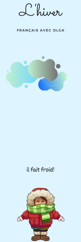 My French BOOKMARKS (le temps et les saisons) | Teaching Resources