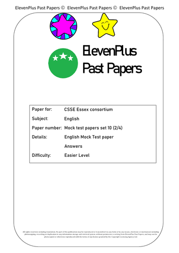 CSSE style 11+ English comprehension. Animal Farm. Easier Version ...