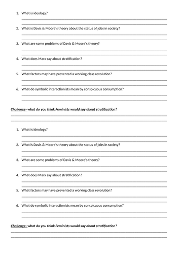 GCSE Sociology [WJEC/ EDUQAS]- Functionalist perspective of ...