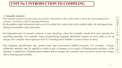 Introduction to Compiler Design | Teaching Resources