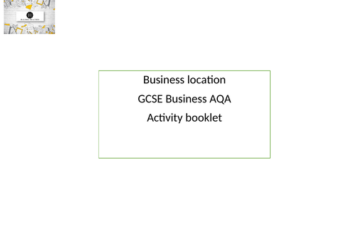 GCSE Business (AQA) - Business in the real world - All topics ...