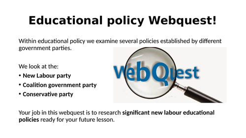 Educational policy webquest and debateAQA A LEVEL SOCIOLOGY | Teaching ...