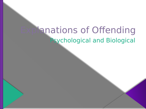 Neural Explanations of offending - Forensic Psychology | Teaching Resources