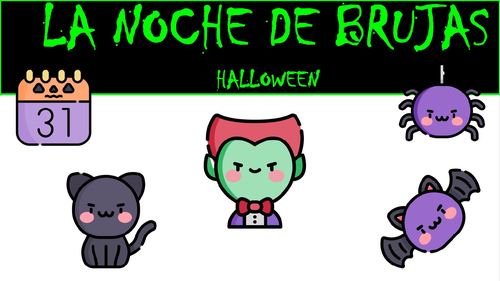 la noche de brujas - Halloween vocab plus likes and dislikes | Teaching ...