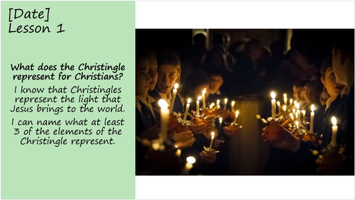 RE - Christingle (1 Lesson) | Teaching Resources