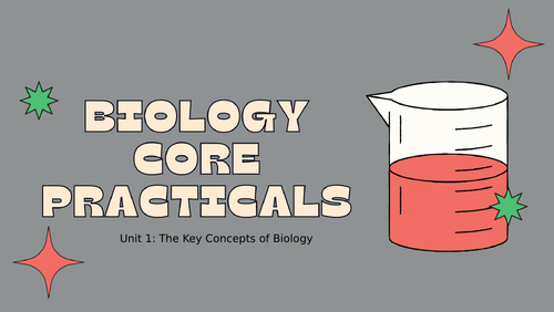 B1: Core Practicals | Teaching Resources