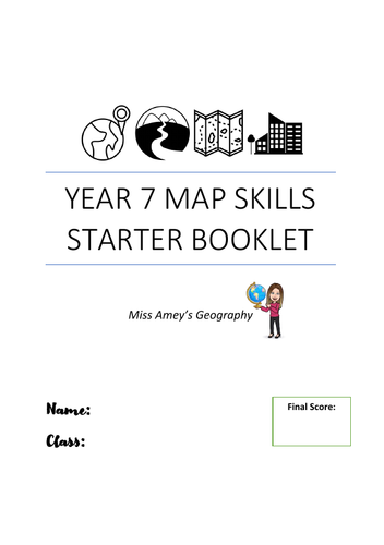 Year 7 Map Skills Starter Booklet | Teaching Resources