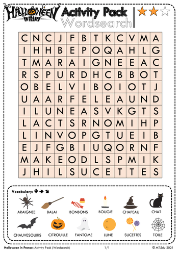 Halloween French Activity Pack | Teaching Resources
