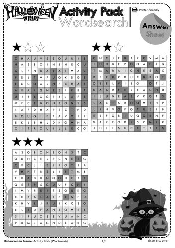 Halloween French Activity Pack | Teaching Resources