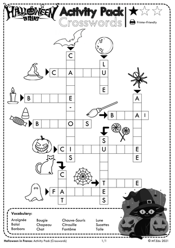 Halloween French Activity Pack | Teaching Resources