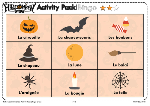 Halloween French Activity Pack | Teaching Resources