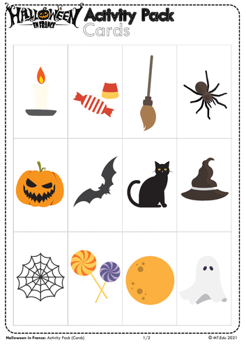 Halloween French Activity Pack | Teaching Resources