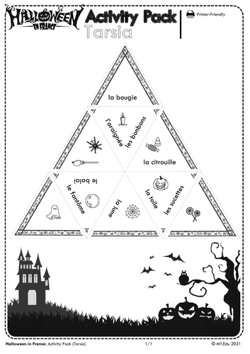 Halloween French Activity Pack | Teaching Resources