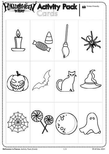 Halloween French Activity Pack | Teaching Resources