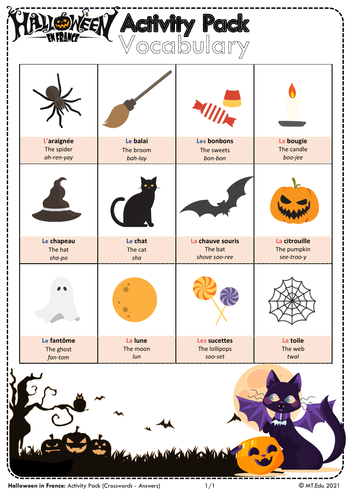 Halloween French Activity Pack | Teaching Resources
