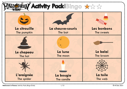 Halloween French Activity Pack | Teaching Resources
