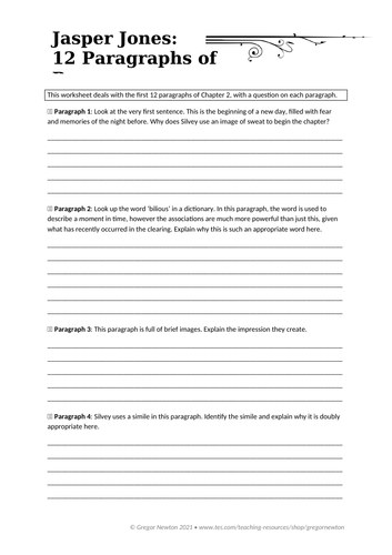 Jasper Jones - Craig Silvey - Worksheet Set | Teaching Resources
