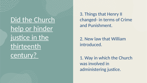 Edexcel GCSE Crime and Punishment | Teaching Resources