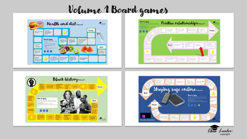 PSHE board games covering 4 current topics | Teaching Resources