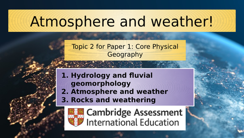 CIE A Level Geography Atmosphere and Weather Lesson 1: Diurnal and ...