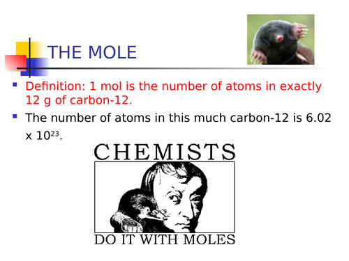 Converting from Moles to Mass & Moles to Particles Grade 11 Chemistry ...