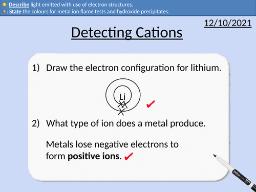 GCSE Chemistry: Detecting Anions | Teaching Resources